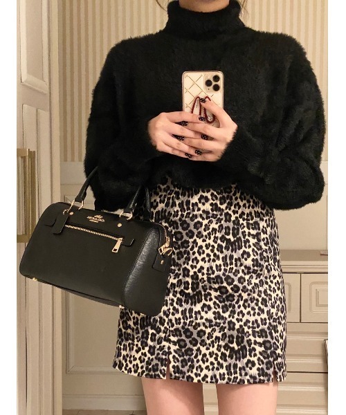 -Myme- Heart be to.（マイミーハートビート）の「shaggy turtle knit / シャギータートルニット（ニット ...