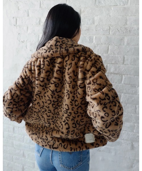 roial（ロイアル）の「JACKET/ROIAL(ロイアル）マルチ総柄デザインリラックスサイジングファーブルゾン（ブルゾン）」 - WEAR