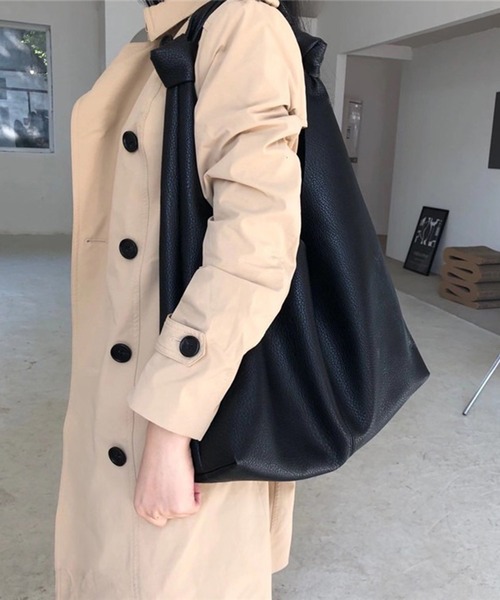 SETUP7（セットアップセブン）の「【SETUP7】PUレザートライアングルトートバッグKNF151（トートバッグ）」 - WEAR