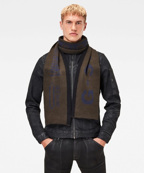 G-STAR RAW（ジースターロゥ）の「Effo Vector Scarf（マフラー）」 - WEAR