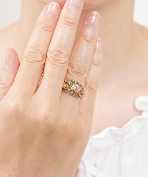 Zoule（ゾーラ）の「Zoule ゾーラ：MOROCCAN モロッカンシリーズ rosecan リング（リング）」 - WEAR