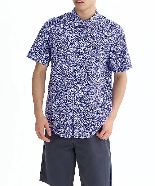 【セール】RVCA メンズ 【JESSE BARBA】 BARBA ROSES SS 半袖シャツ 【2025年夏モデル】/ルーカJESSE ...