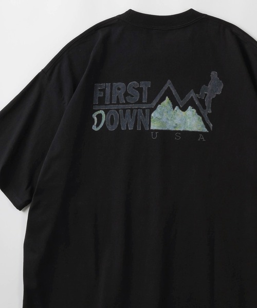 FIRST DOWN（ファーストダウン）の「【FIRST DOWN USA】ファーストダウン USA ワンポイント＆バックプリント lee quraグラフィック コットンジャージーTシャツ ...