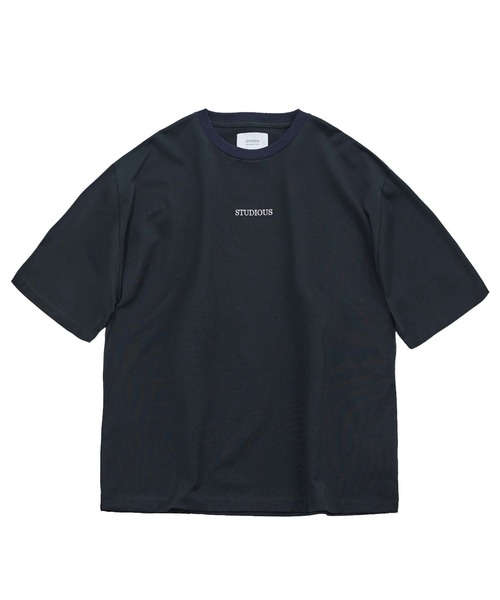 STUDIOUS（ステュディオス）の「STUDIOUS刺繍ロゴS/S Tee（Tシャツ/カットソー）」 - WEAR