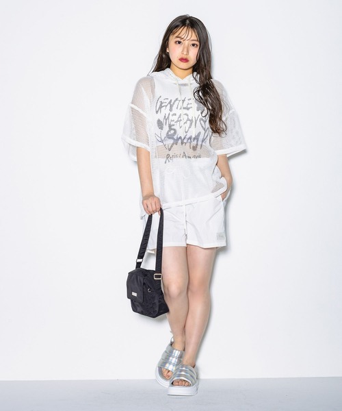 repipi armario（レピピ アルマリオ）の「メッシュロゴルーズフーディ（パーカー）」 - WEAR