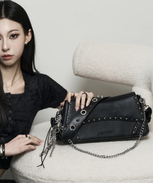 メタバースバッグ_METAVERSE BAG_BLACK（ショルダーバッグ）｜BLACKPURPLE（ブラックパープル）のファッション通販 ...