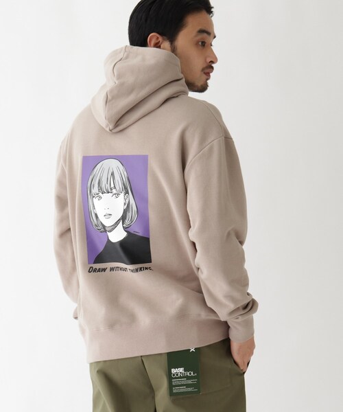 BASECONTROL（ベースコントロール）の「 イラストレーター Mar 限定 プリントスウェットパーカー（パーカー）」 - WEAR