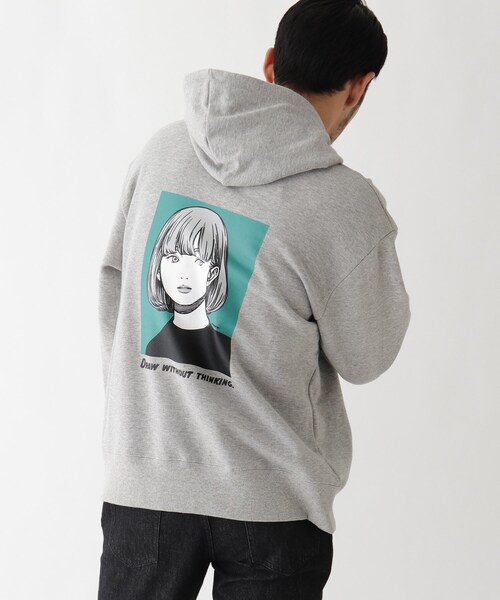 BASECONTROL（ベースコントロール）の「 イラストレーター Mar 限定 プリントスウェットパーカー（パーカー）」 - WEAR