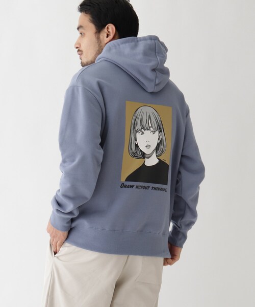 BASECONTROL（ベースコントロール）の「 イラストレーター Mar 限定 プリントスウェットパーカー（パーカー）」 - WEAR