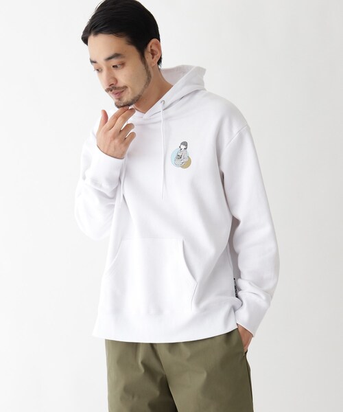 BASECONTROL（ベースコントロール）の「 イラストレーター Mar 限定 プリントスウェットパーカー（パーカー）」 - WEAR