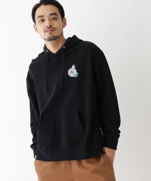 BASECONTROL（ベースコントロール）の「 イラストレーター Mar 限定 プリントスウェットパーカー（パーカー）」 - WEAR