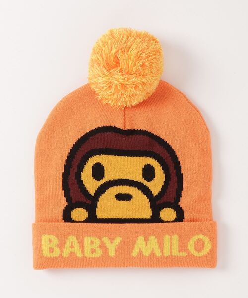 A BATHING APE（アベイシングエイプ）の「BABY MILO KNIT CAP K（ニットキャップ/ビーニー）」 - WEAR