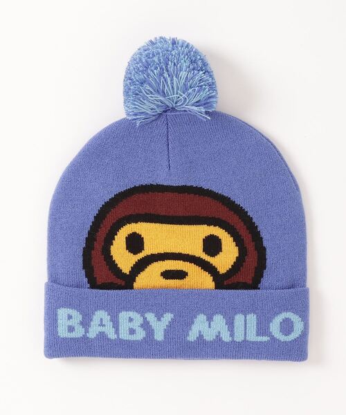 A BATHING APE（アベイシングエイプ）の「BABY MILO KNIT CAP K（ニットキャップ/ビーニー）」 - WEAR
