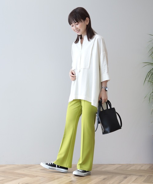 AMERICAN HOLIC（アメリカンホリック）の「接触冷感バンドカラーチュニック（シャツ/ブラウス）」 - WEAR