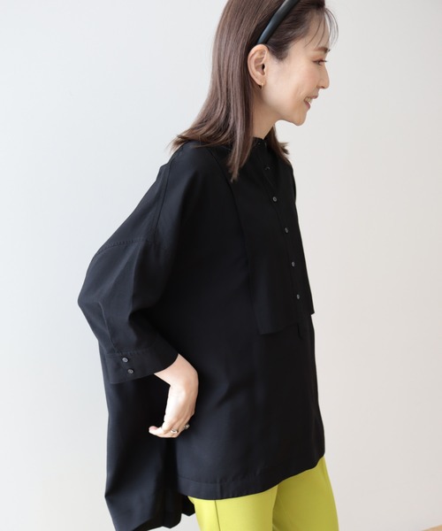 AMERICAN HOLIC（アメリカンホリック）の「接触冷感バンドカラーチュニック（シャツ/ブラウス）」 - WEAR