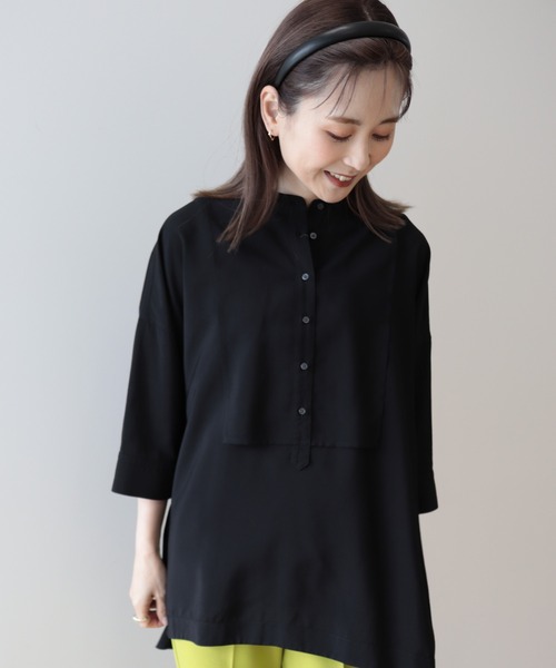 AMERICAN HOLIC（アメリカンホリック）の「接触冷感バンドカラーチュニック（シャツ/ブラウス）」 - WEAR