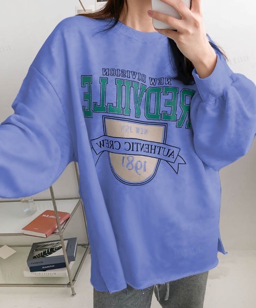 Dalfwin（ダールフィン）の「REDVILLEプリントオーバーサイズスウェット（スウェット）」 - WEAR