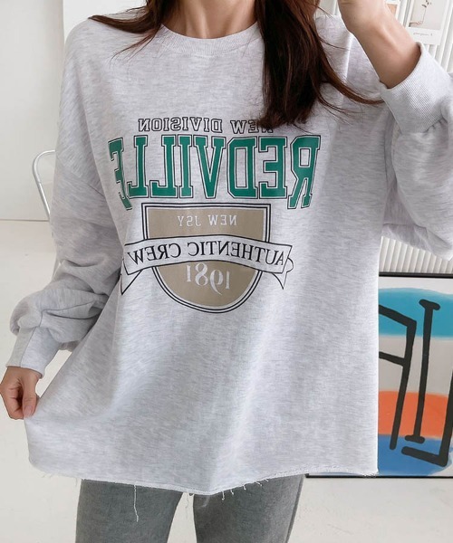 Dalfwin（ダールフィン）の「REDVILLEプリントオーバーサイズスウェット（スウェット）」 - WEAR