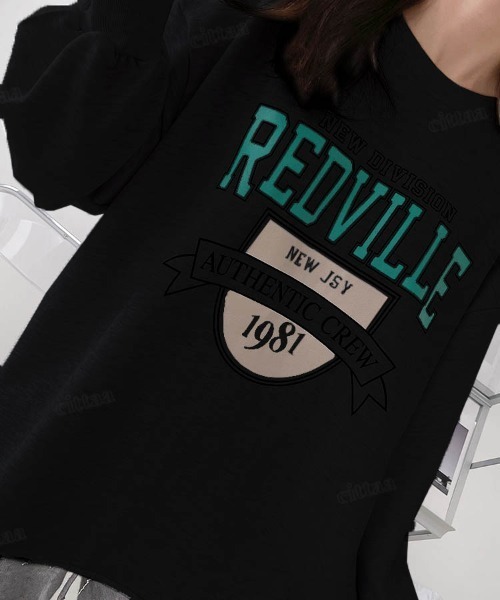 Dalfwin（ダールフィン）の「REDVILLEプリントオーバーサイズスウェット（スウェット）」 - WEAR