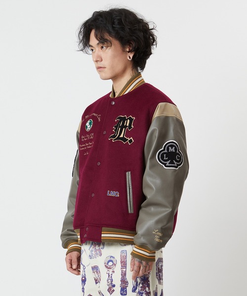 LMCの「【LMC】TEAM WOOL VARSITY JACKET / エルエムシー チーム ウール バーシティー ジャケット（スタジャン ...