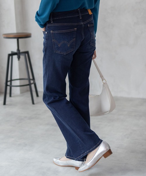 EDWIN（エドウィン）の「EDWIN ESSENTIALS フレアストレッチデニムパンツ（デニムパンツ）」 - WEAR