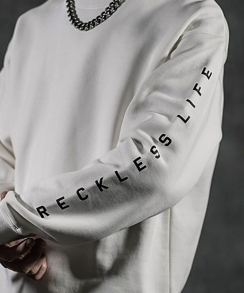 DIVINER（ディヴァイナー）の「Monotone Explosion Sweat（ホワイト）（Tシャツ/カットソー）」 - WEAR