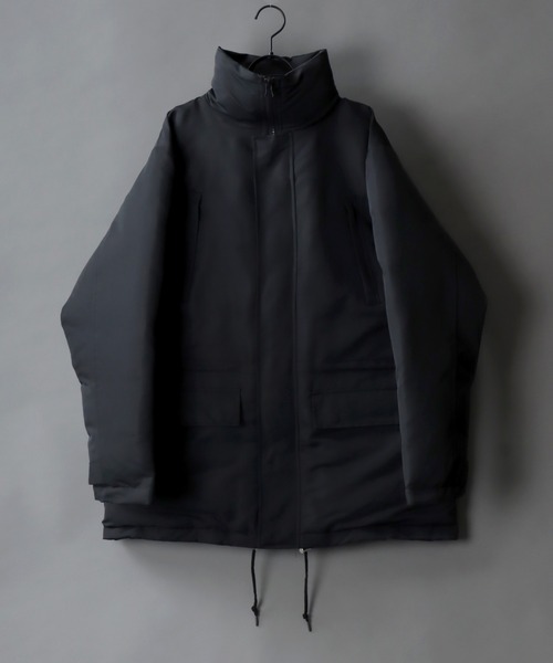 【セール】Taslan processing us navy working jacket/タスラン スタンド ミリタリー 中綿ジャケット ...