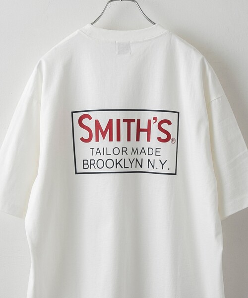 SMITH'S（スミス）の「SMITH’S（スミス）別注ロゴプリントポケットTシャツ（Tシャツ/カットソー）」 - WEAR