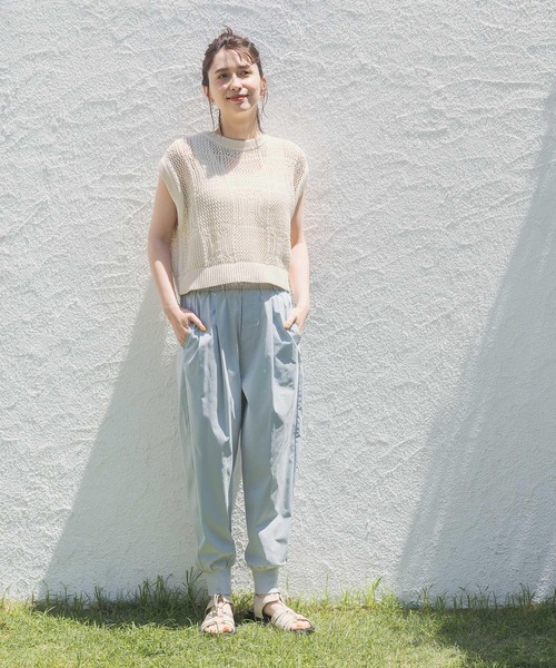 【セール】7ゲージ着丈選べる透かし編みベスト（ベスト）｜studio CLIP（スタディオクリップ）のファッション通販 - ZOZOTOWN