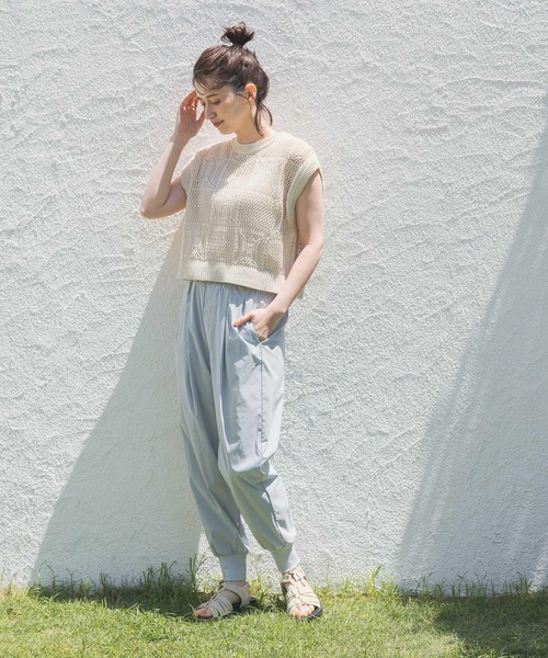 【セール】7ゲージ着丈選べる透かし編みベスト（ベスト）｜studio CLIP（スタディオクリップ）のファッション通販 - ZOZOTOWN