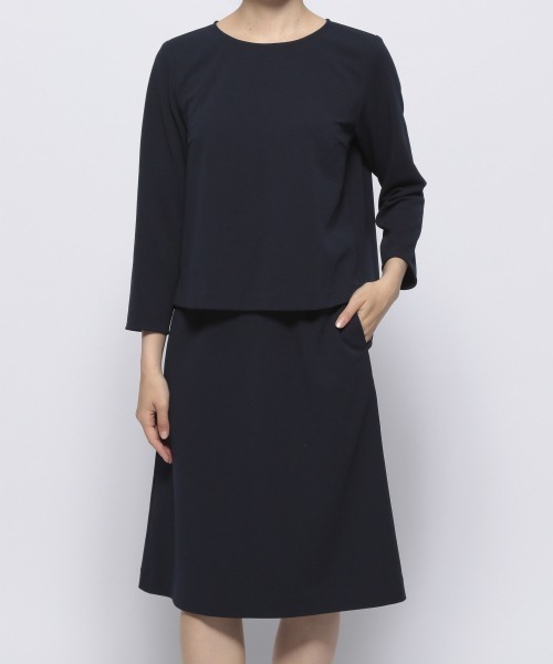 GLOBAL WORK（グローバルワーク）の「スゴ楽カットブラウス*スカートセット/918282（ワンピース）」 - WEAR