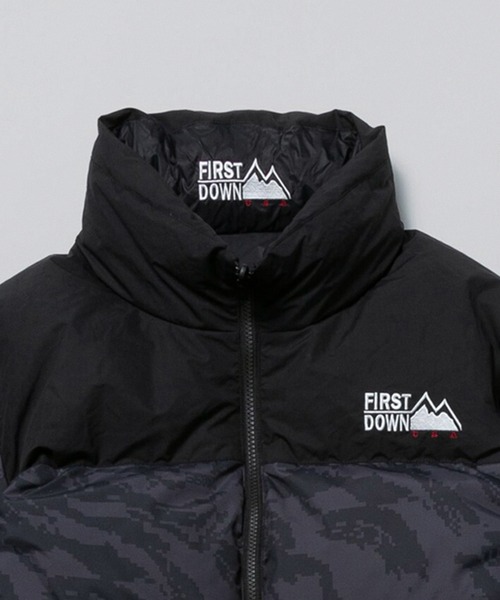 FIRST DOWN（ファーストダウン）の「FIRST DOWN BUBBLE DOWN JKT MICROFT LIZARDCAMO（ダウンジャケット/コート）」 - WEAR