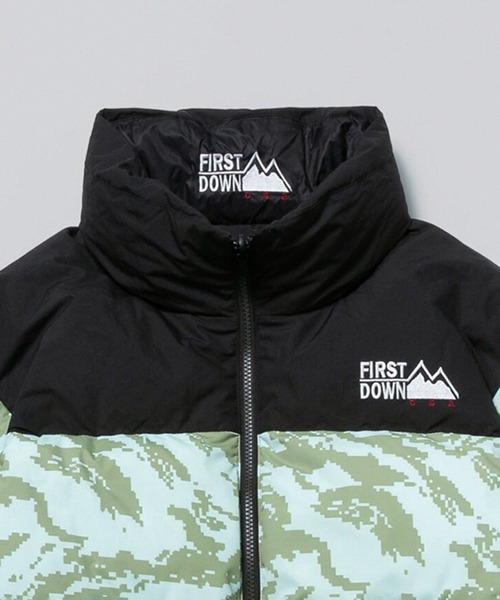 FIRST DOWN（ファーストダウン）の「FIRST DOWN BUBBLE DOWN JKT MICROFT LIZARDCAMO（ダウンジャケット/コート）」 - WEAR