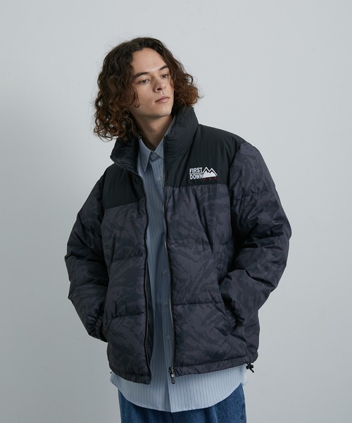 FIRST DOWN（ファーストダウン）の「FIRST DOWN BUBBLE DOWN JKT MICROFT LIZARDCAMO（ダウンジャケット/コート）」 - WEAR
