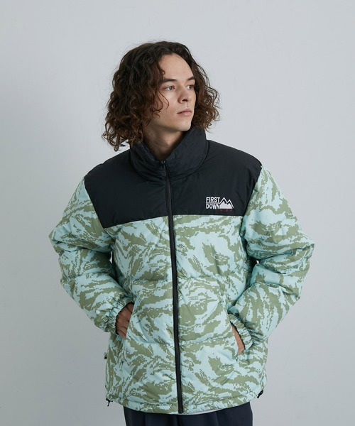 FIRST DOWN（ファーストダウン）の「FIRST DOWN BUBBLE DOWN JKT MICROFT LIZARDCAMO（ダウンジャケット/コート）」 - WEAR