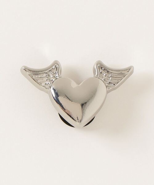 crocs（クロックス）の「Crocs Jibbitz Silver Metal Heart and Wings (MULTI)（シューズ ...