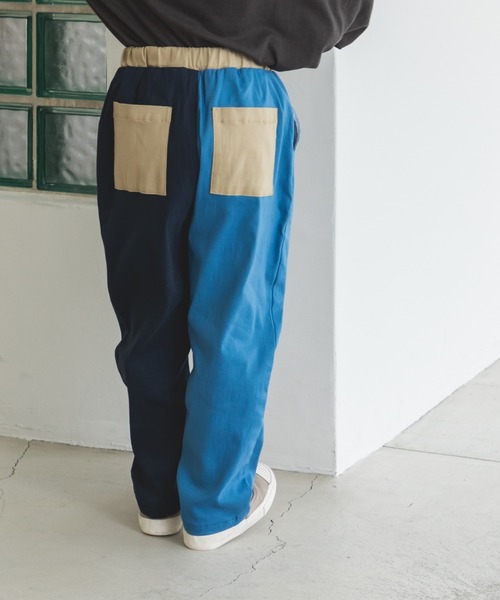 pairmanon（ペアマノン）の「クレイジーカラー 配色ストレッチパンツ（その他パンツ）」 - WEAR