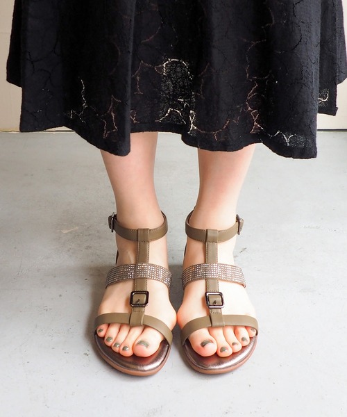 【セール】ラインストーンサンダル 7420175（サンダル）｜cava cava（サヴァサヴァ）のファッション通販 - ZOZOTOWN