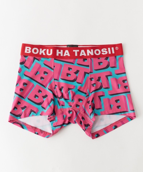 BOKU HA TANOSII（ボク ハ タノシイ）の「BOKU HA TANOSII/ボクハタノシイ BHT_ONOGRAM ボクサーパンツ ...