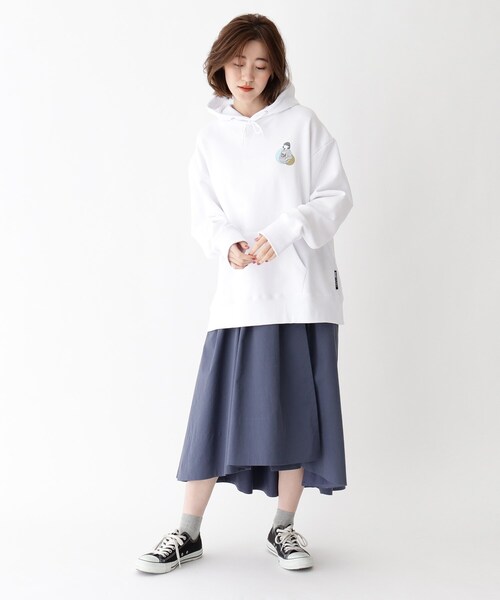 BASECONTROL（ベースコントロール）の「 イラストレーター Mar 限定 プリントスウェットパーカー（パーカー）」 - WEAR