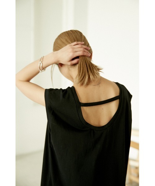 BLACK BY MOUSSY（ブラックバイマウジー）の「u back cut dress（Uバックカットドレス）（ワンピース）」 - WEAR