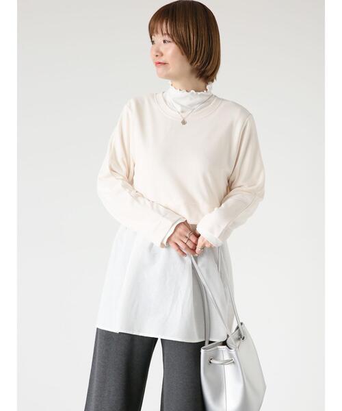 Lugnoncure（ルノンキュール）の「ダンボール裾ティアードトップス（Tシャツ/カットソー）」 - WEAR