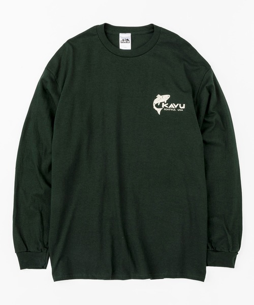 KAVU（カブー）の「KAVU/カブー Fish LS Tee/フィッシュティー（Tシャツ/カットソー）」 - WEAR