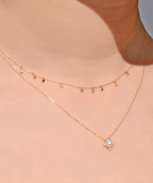 sowi（ソーイ）の「【K18・パール】スノードロップ・ショートネックレス（ネックレス）」 - WEAR