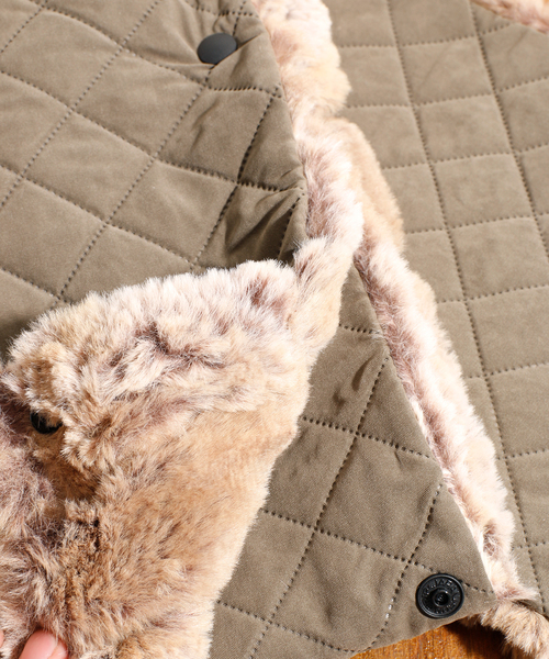 Bello（ベッロ）の「Bello/ベッロ QUILT MILITARY SNOOD キルト ミリタリー スヌード BN-053（ストール ...