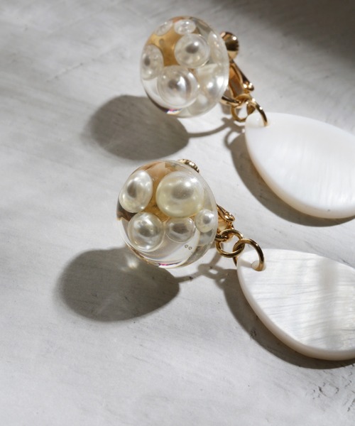 Ein（アイン）の「Ein/ストーンリングイヤリング（イヤリング）」 - WEAR