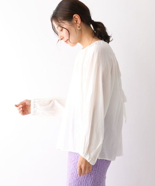 LEPSIM（レプシィム）の「バックシャンブラウス 177278（シャツ/ブラウス）」 - WEAR