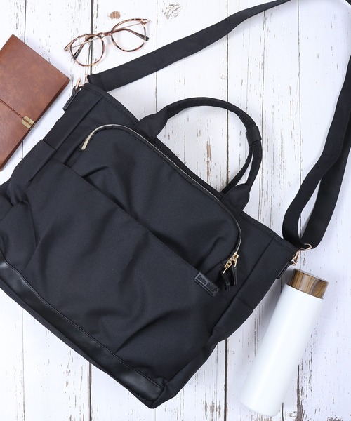 【セール】flatte flatte(ﾌﾗｯﾃﾌﾗｯﾃ) バギーフック・USBポート付きトートショルダー（トートバッグ）｜FUNALIVE（ファンアライブ）のファッション通販 - ZOZOTOWN