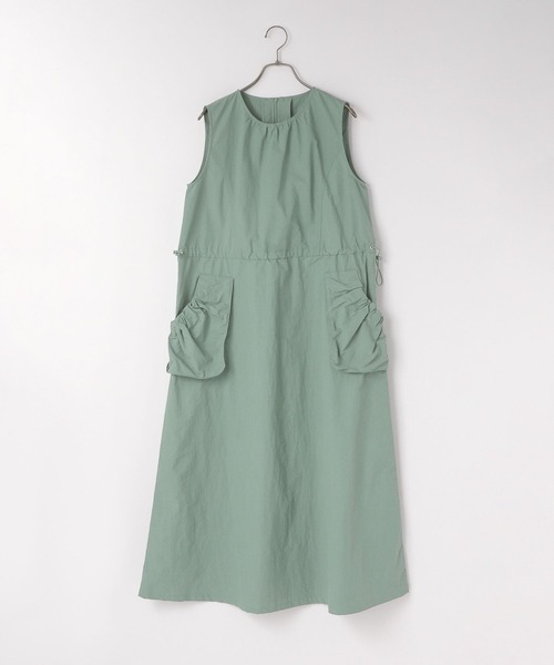 LOWRYS FARM（ローリーズファーム）の「ポケツキドロストワンピースノースリーブ 113601（ワンピース）」 - WEAR