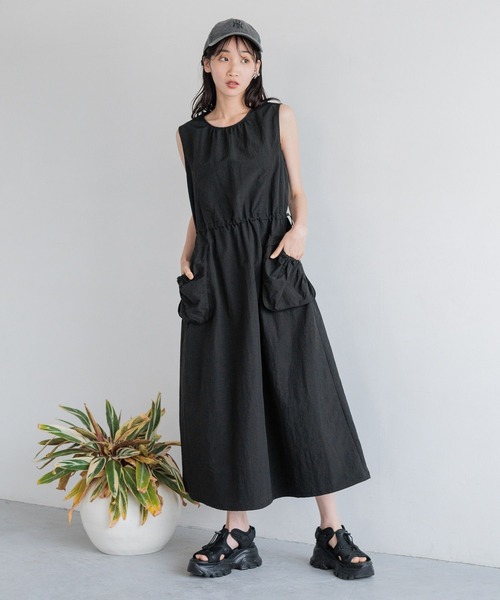 【セール】ポケツキドロストワンピースノースリーブ 113601（ワンピース）｜LOWRYS FARM（ローリーズファーム）のファッション通販 ...